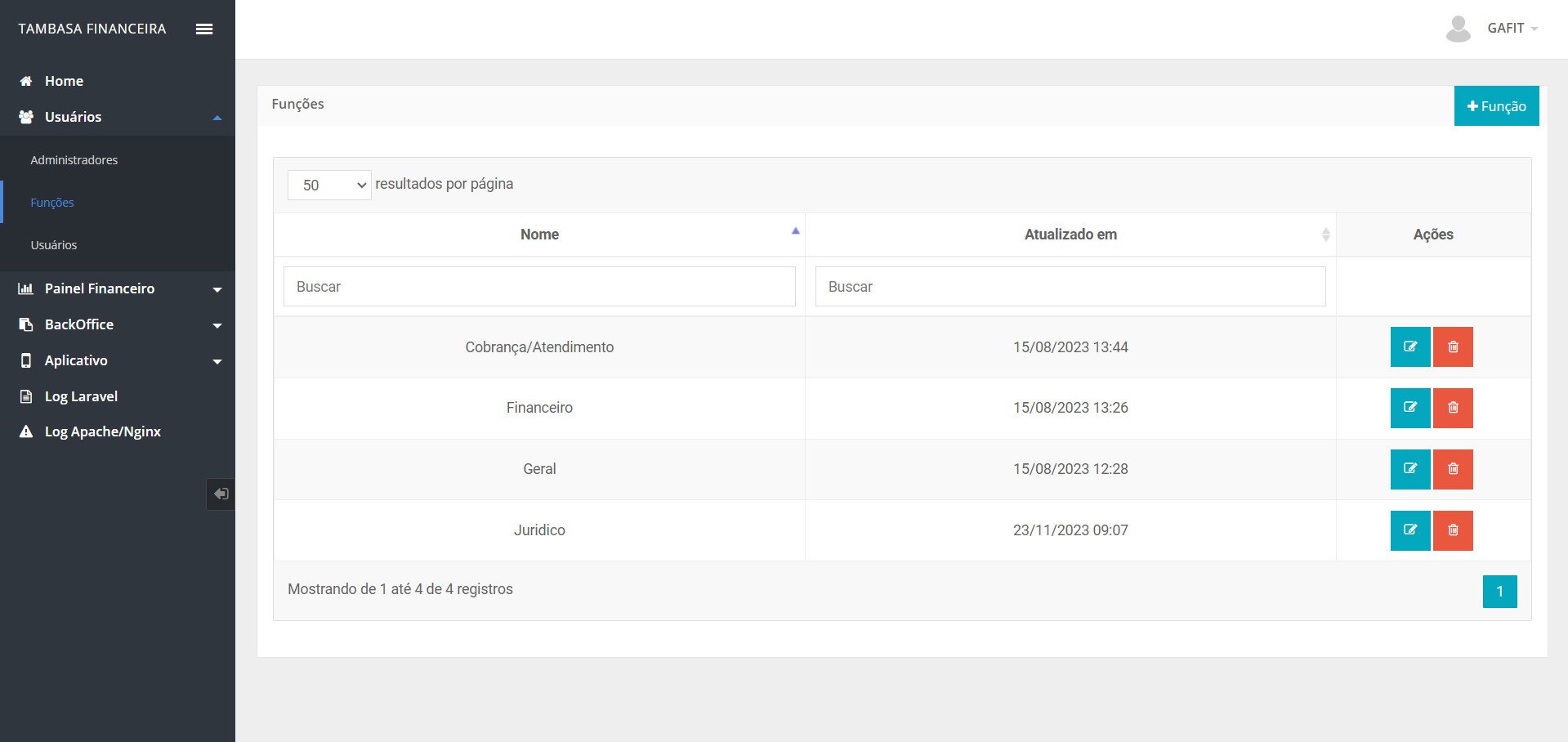 TAMBASA - Cases de sucesso - GAFIT